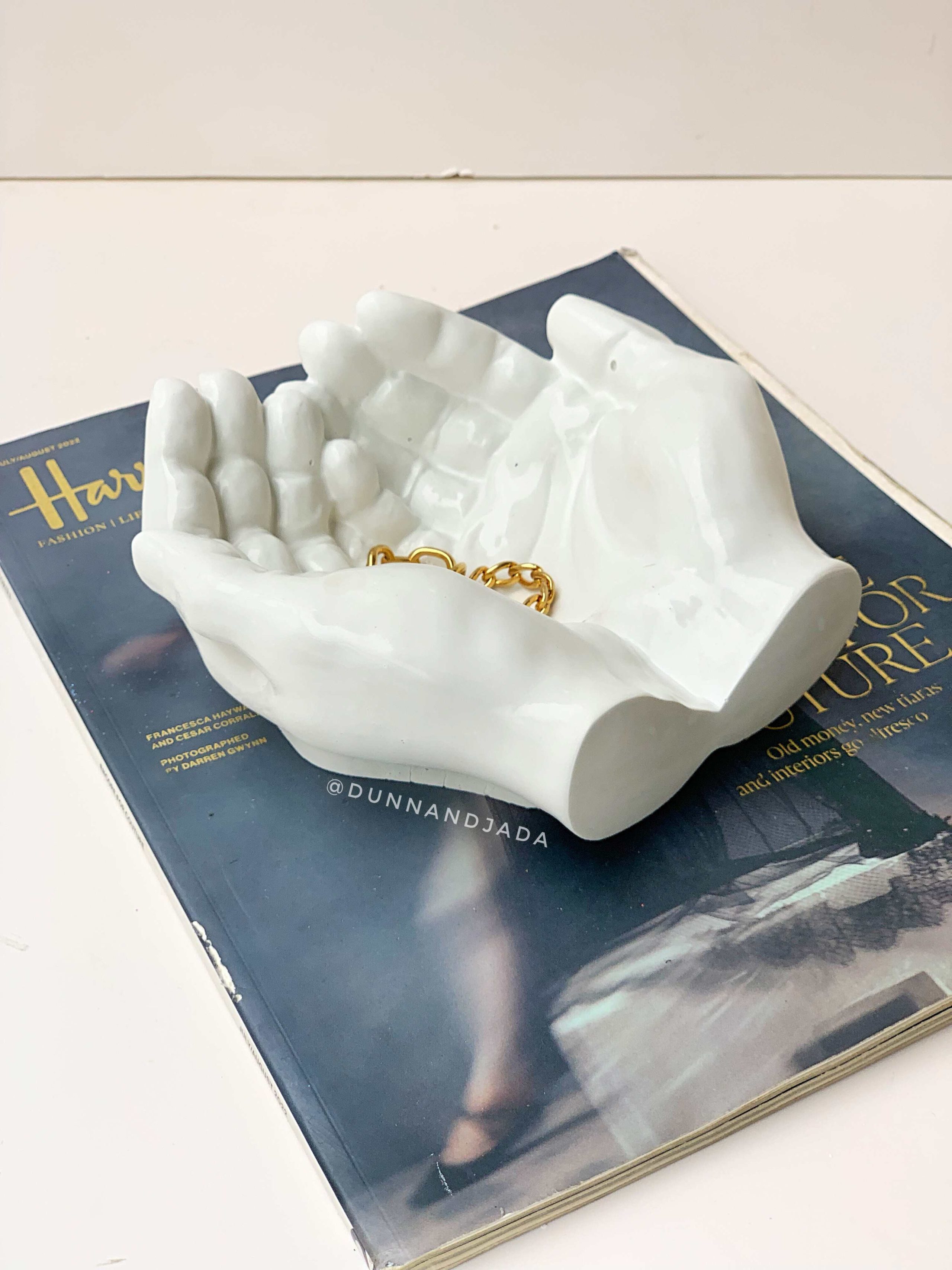 Concrete Cupped Hand Bowl - Dunn & Jada